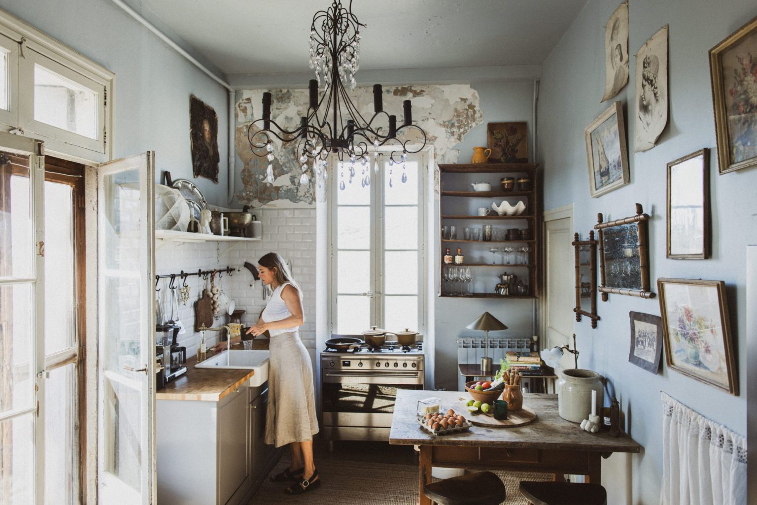 Bli med inn i den svenske kreatørens hjem i Frankrike