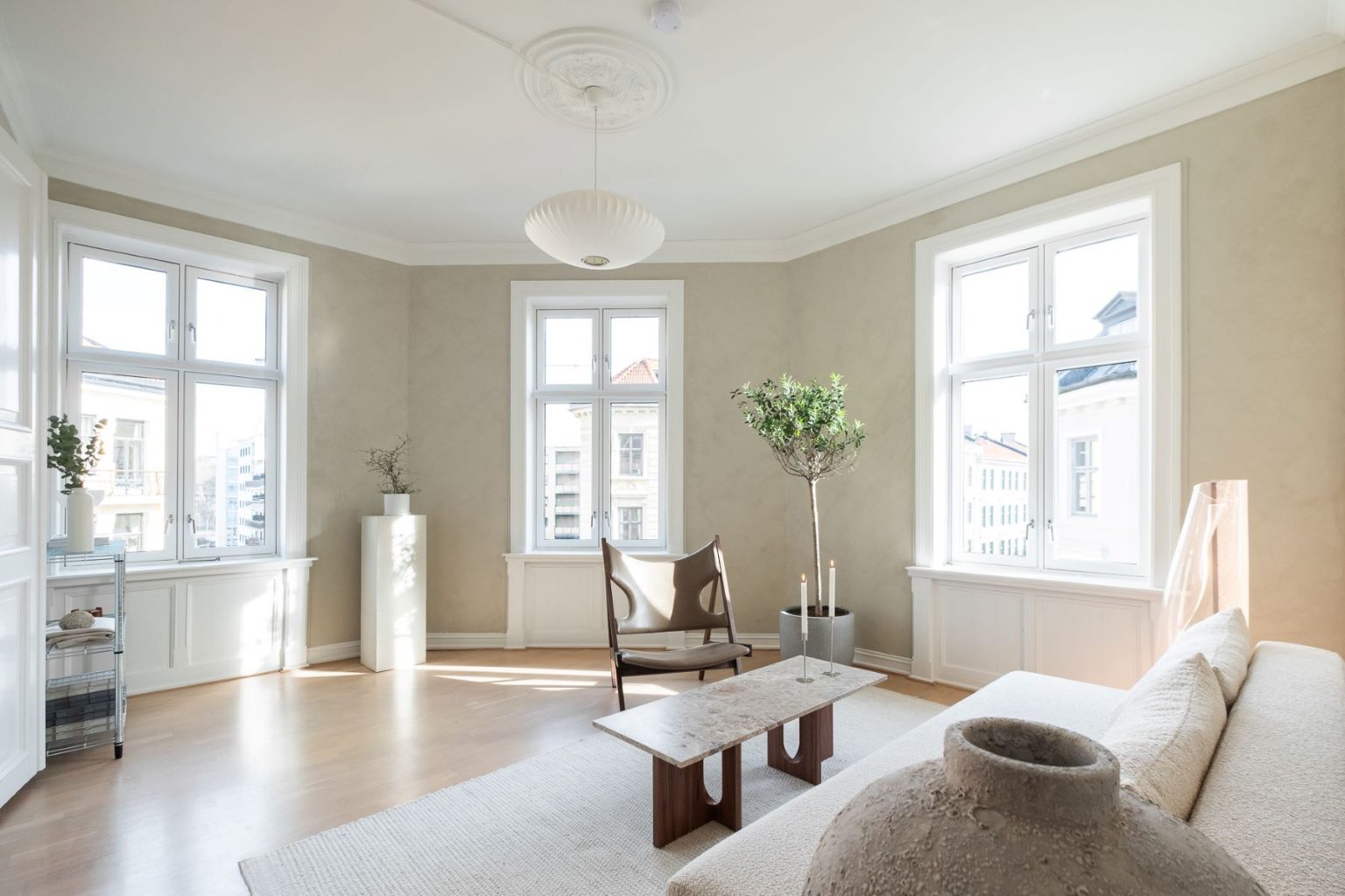 I denne vakre leiligheten er ingen vegger like - LADY Inspirasjonsblogg