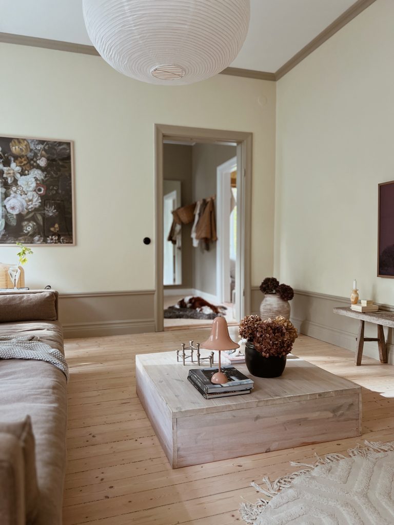 Nymalt stue i myke farger - LADY Inspirasjonsblogg